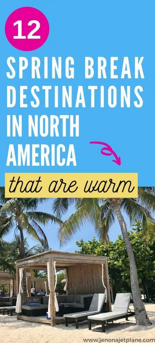 12 Warm Spring Break Destinations in the U.S.