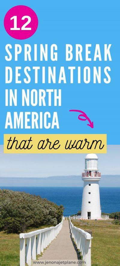 12 Warm Spring Break Destinations in the U.S.