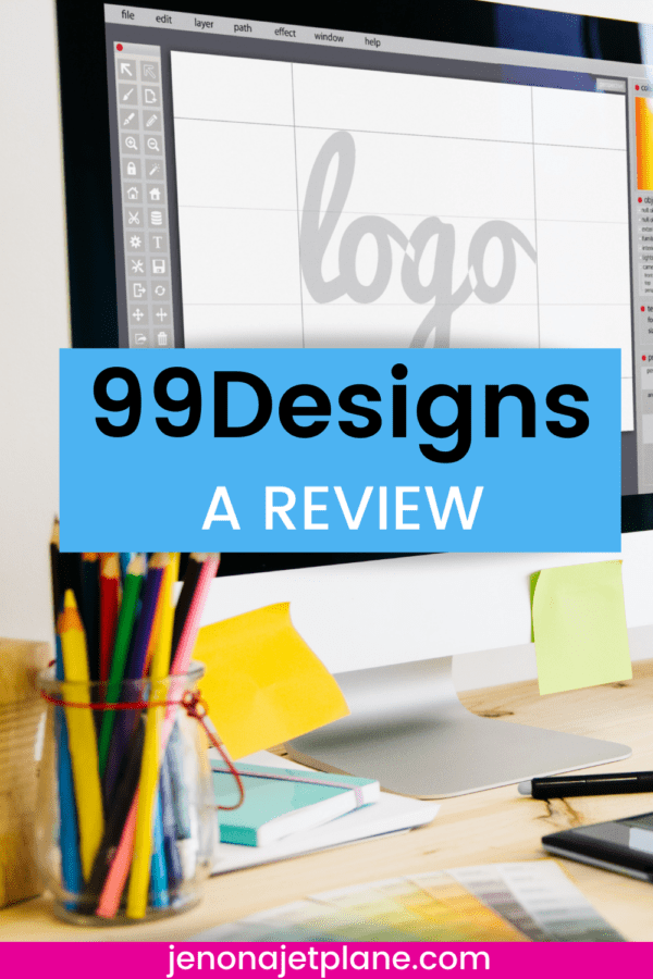 My 99designs Review and Promotional Discount Code - Jen on a Jet Plane